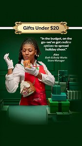 30K views | Gift Conductor Picks under $20…in this economy?  Check, check. ✅ | Bath & Body Works | Facebook