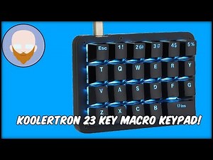 Very Handy Tool! - Koolertron 23 Key Macro Mechanical Keyboard Review