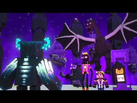 Warden vs Ender Dragon and Army of the End Kingdoms (Minecraft Animation Movie)