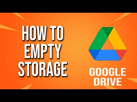 How To Empty Storage Google Drive Tutorial