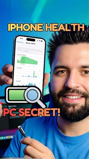 The PC Way to Check iPhone Battery Health #howitworks #techtips #batteryhealth