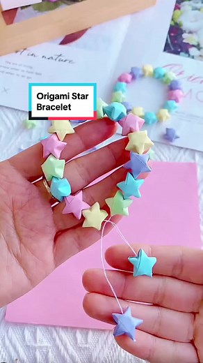 Origami Star Bracelet Tutorial