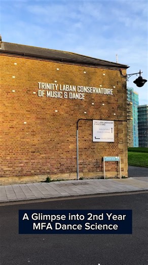 A glimpse into second year life as an MFA Dance Science student! #DanceScience #TrinityLaban