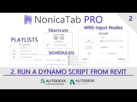 6 Ways to Run Dynamo Scripts from Revit | NonicaTab Pro Revit AddIn
