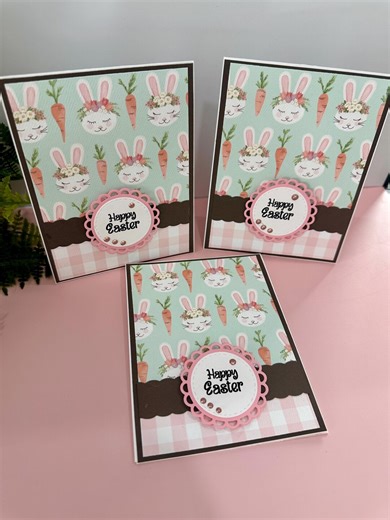 Set of 3 Handmade Easter Cards – Sweet Spring Greeting Cards - Etsy