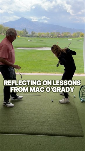 Debbie Doniger on Instagram: "A conversation with one of the greats, always gracious with his time. ❤️ For the golf nerds, we talked about a teacher @billharmongolf worked with on his own game, Mac O’Grady. I rarely post any of my visits with the “greats”- didn’t grow up in that era of sharing everything on social. Bill and I were good with sharing some of the below. More to come if you all are interested. Leave a comment if you want more, otherwise all good… #golfcoach #golfhistory #golflesson 