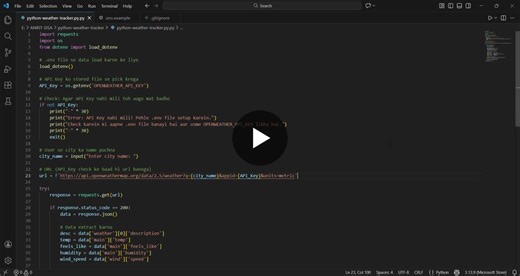 Headline: Built a Secure Weather CLI Tool with Python! Body: Excited to share a project I recently completed! I built a terminal-based Weather Tool that fetches real-time data using the… | Ankit Suthar