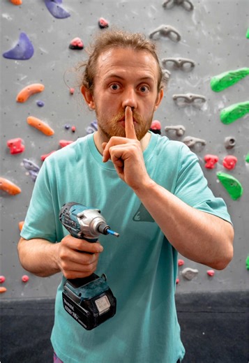 STEAL THIS DRILL: SILENT FEET If you’re struggling with your footwork then try silent feet. Every time you place your foot during a climb, focus on doing so softly, quietly and precisely. This drill is used by climbing coaches and pros to improve foot placement and body positioning. Try it on your next session and tag us in your attempts. #climbing #climbingtips #theclimbinghangar #stealthisdrill