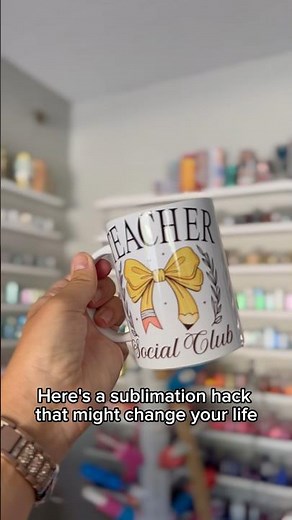 Sublimation hack: Perfect your sublimation designs with this tape trick! ✨