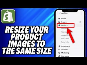 How to Resize your Product Images to the same size on Shopify (2025) - Easy Fix