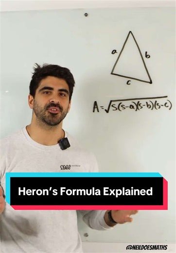 Understanding Heron's Formula for Effective Area Calculation