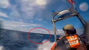1M views · 6.4K reactions | U.S Coast Guard Stops Suspicious Low Profile Boat | Frontline Diary | Facebook