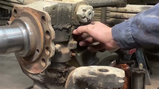 Semi Truck Steering Components: King Pin Replacement on Peterbilt