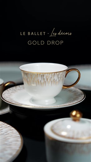 The magic of Chef plating combines with timeless elegance of gold, Translucent and featherweight strong plates, A ballet of class and finesse, Design at its finest- “Gold Drop” plates from RAK, A connoisseurs delight. #instagood #beautiful #luxury #porcelain #chef #cheflife #chefsofinstagram #bonechina #gold #plates #horeca #hotels #luxuryhotels #viralvideos #saudiarabia #saudi | RAK Porcelain - Professional