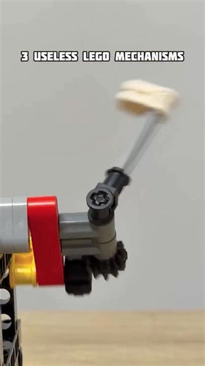 3 Useless LEGO Mechanisms #lego #technic #useless #funny #satisfying #mechanical #mechanism #legofan #afol | Bricks Master Builders