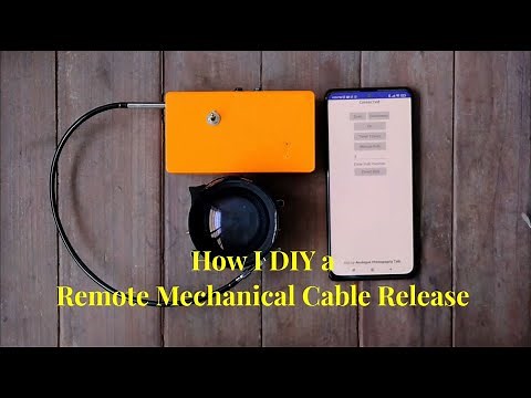 How I DIY a Remote Mechanical Cable Release for Film Camera and Photography
