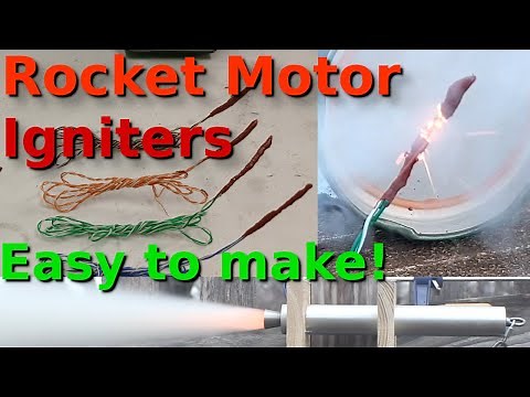 Easy Rocket Motor Igniters - Great for Sugar Motors