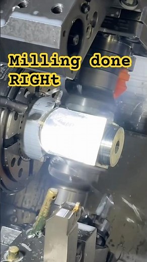 Turn Your Lathe Into a MILL 🔥🔥 #milling #gcode #coding #programming #engineering