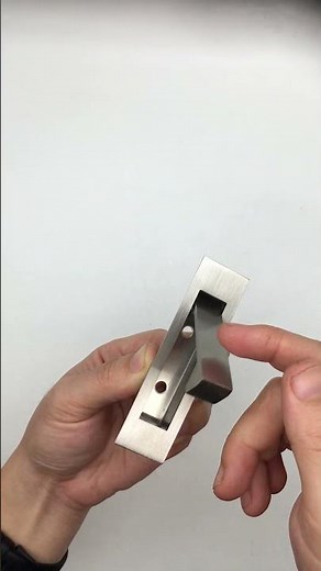 Stainless Steel Edge Pull Concealed Handle for Sliding Door