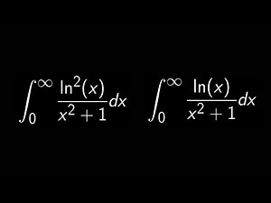2 ridiculously awesome log integrals solved using contour integration