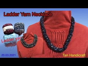 Tutorial ke 226 - Ladder Yarn Simple Necklace