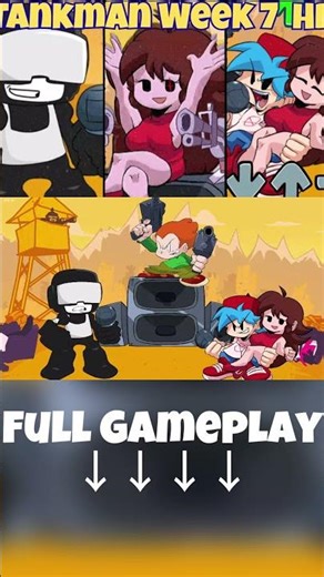 Friday Night Funkin' VS Tankman (FNF HD Mod/Hard) #Shorts #TankmanHD #Week7HD