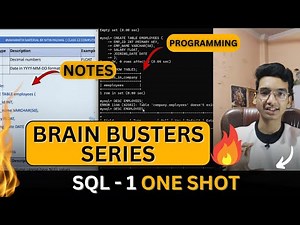SQL - 1 🔥: Class 12 Computer Science CBSE 2024-25 | Nitin Paliwal #brainbusterseries