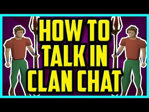 How To Talk In Clan Chat In OSRS (QUICK & EASY) - OSRS How to type in friends chat
