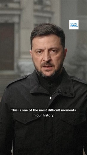 314K views · 12K reactions | Zelenskyy said that Ukraine has to confront the possibility of losing its dignity or risking the loss of a key partner as it figures out how to respond to a US peace proposal to end Russia-Ukraine conflict. | Euronews English | Facebook