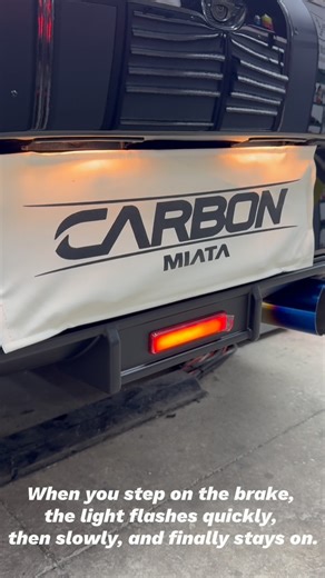 CarbonMiata on Instagram: "Installation video of our new 3 pieces rear diffuser for the Miata ND with light! Check it out! #carbonmiata #miata #mx5 #eunos"