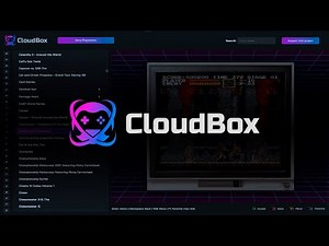 CloudBox App Standalone Retro Game Launcher!