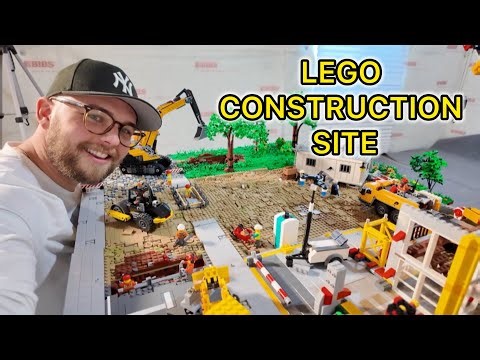 I built a LEGO construction site!