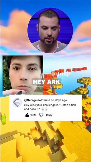 George not found give me impossible challenge in Minecraft ☠️ #georgenotfound #mineccraft #usa #g