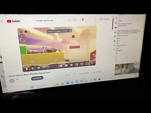 Super Mario wonder game over has bsod