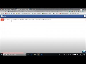 "user opted out of platform" Facebook share fix