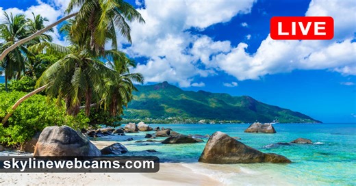 Cámara web en directo Beau Vallon - Seychelles | SkylineWebcams