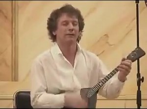 The Balalaïka is a 3 strings lute from Russia, often played in large ensembles. Here played in a very untraditional style by Aleksei Arkhipovsky https://www.youtube.com/watch?v=5JqeSU7lSLE #rareandstrangeinstruments | Rare And Strange Instruments