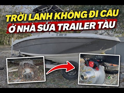 COLD WEATHER, NO FISHING, STAY HOME AND RESTORING A BOAT TRAILER - Restoring & Rebuilding a Boat ...