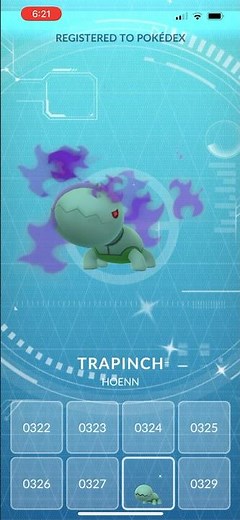 Shiny Shadow Trapinch easy catch in Pokemon go