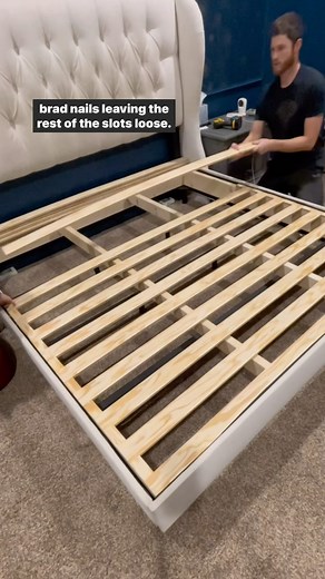 Kendra Clark | Farm & Home DIY on Instagram: "Converting our old box spring bed frame in our primary bedroom into a platform bed is the quickest weekend DIY we’ve ever done! I wish I would’ve thought to do it sooner. We were so tired of our bed frame squeaking every time we moved—especially during middle of the night nursing sessions. A new “squeak free” box spring was $170 and started squeaking within a few weeks 😑 We didn’t want to get rid of our headboard, but it hadn’t ever occurred to me t