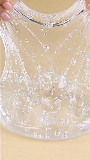 Crystal Slime Stretch & Snap ASMR | Clear Slime Sounds & Satisfying Stretch 💎🫧