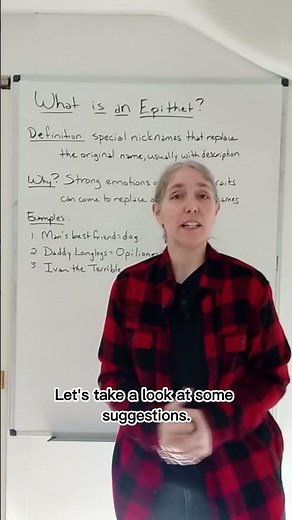 What is an Epithet? Improve Your English Vocabulary and Writing Tips #shorts #backtoschool