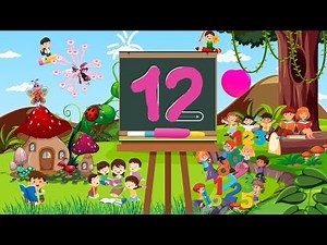 How to Write Number 12| Numbers and Counting Collection| Handwriting Practice for Kids