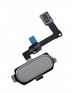 Home Button Complete for Samsung Galaxy J7 Max Gold - Outer Plastic with Inner Flex