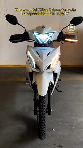 China manufacture New WaveS 125 model, nice cub model, competitive price Engine Type Single Over Head Camshaft Max. Speed 61 - 80km/h Dimension.(mm) 1890×706×1092 Gearshift 4-forward Fuel tank(L) 4L Wheel Aluminum Front: 1.40×17 Aluminum Rear: 1.60×17 Front tire 2.50-17 Rear tire 2.75-17 WhatsApp 86 18565119998 emaxbike2016@gmail.com | Emax Motorcycle Co.,Ltd