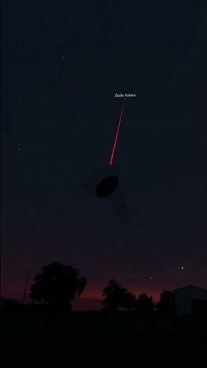 comment repérer facilement l'étoile polaire #science #astronomie