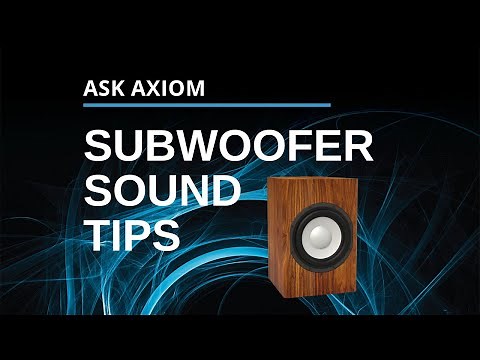 Subwoofer Tips For Clear, Deep Bass Sound: Placement and Set Up Guides