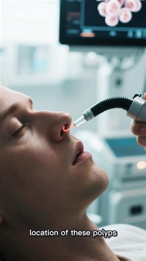 This Tiny Growth Can Block Your Breathing 😱 #NasalPolyp #NosePolyp #MedicalAnimatio