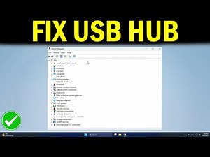 How To Fix Generic USB Hub missing or not showing In Windows