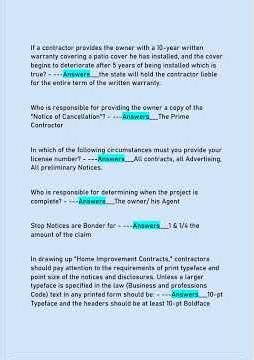 CALIFORNIA CONTRACTORS LICENSE TEST ACTUAL 20252026 EXAM QUESTIONS AND VERIFIED ANSWERS GRADE A2003